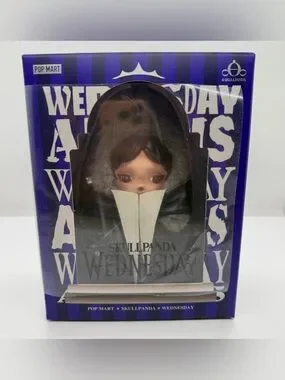 POP MART | Toys | Pop Mart Skullpanda Wednesday Addams Nevermore ...